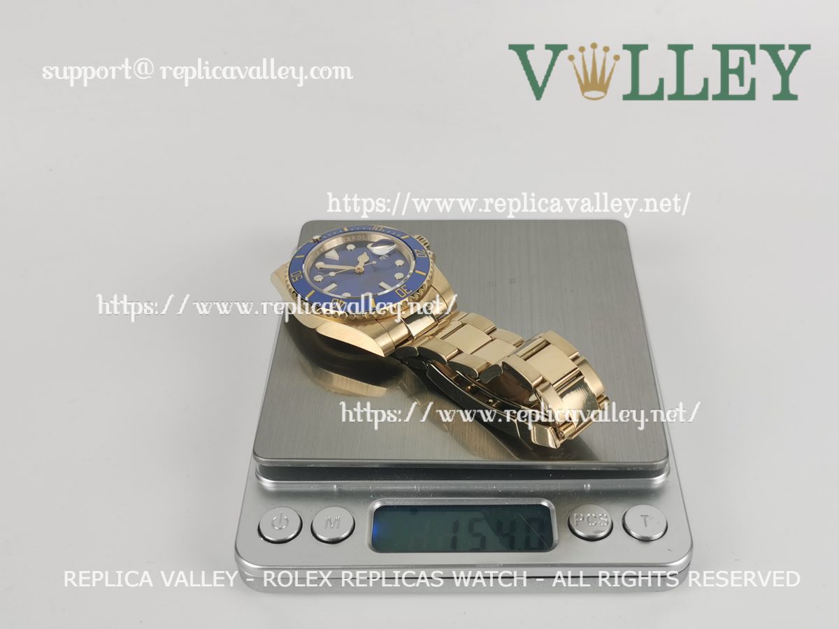 Rolex Submariner Replica 126618LB Yellow Gold Blue