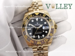 Rolex GMT-Master II 126718 Yellow Gold Jubilee Bracelet