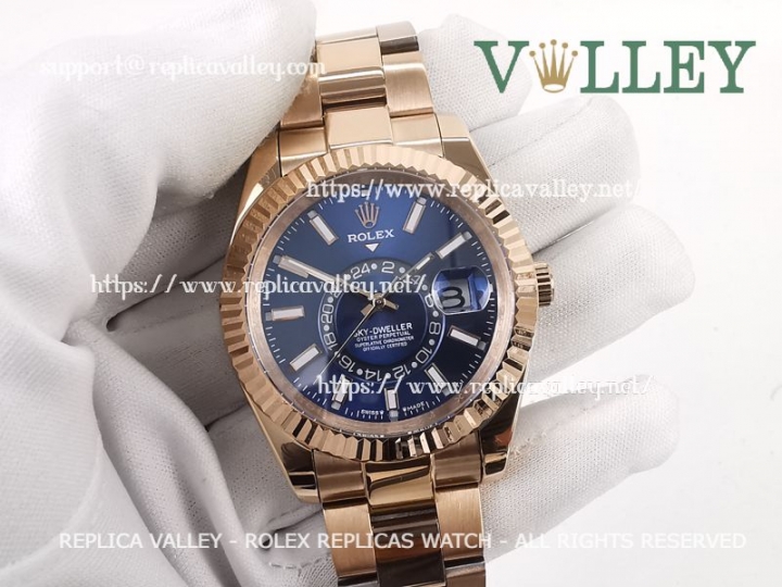 Rolex Sky-Dweller 336935 Oyster Bracelet 42MM Blue Dial